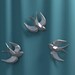 Papercraft 3D Swallow Bird Digital Template for DIY Wall Decoration ...