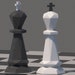 Papercraft Template for Chess King, PDF Template, for DIY, 3D Origami ...