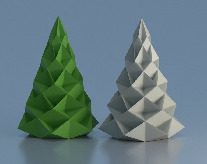 Christmas Tree Papercraft 3D DIY low poly paper crafts Plantilla de ...
