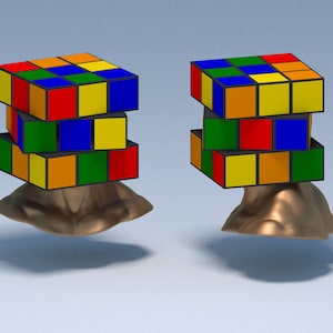 DIY Papercraft Rubik's Cube Mask Template - Easy to Make Halloween ...