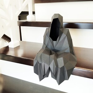 3D Papercraft Ghost PDF Template, Papercraft Halloween Decoration, SVG ...