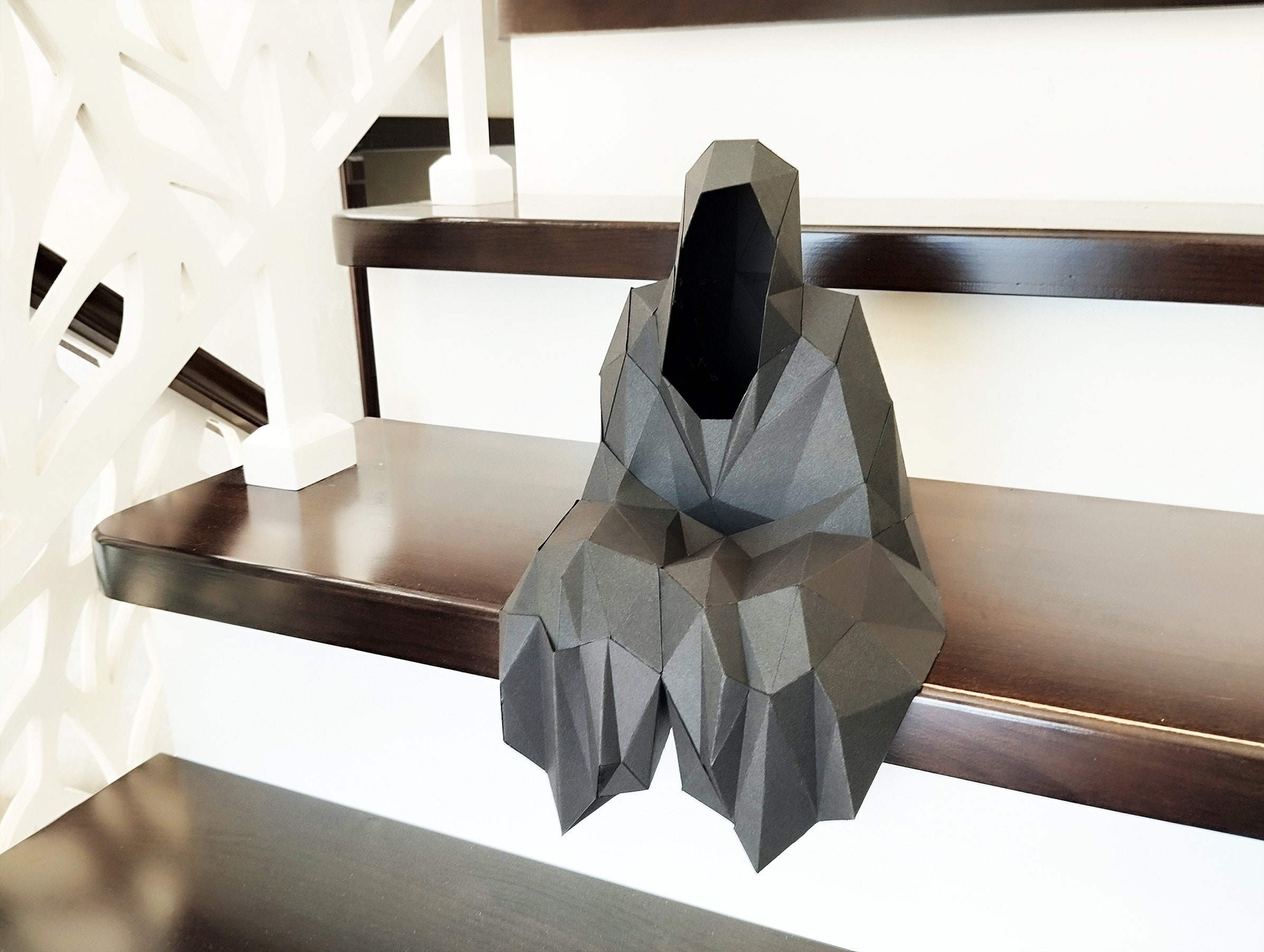 3D Papercraft Ghost PDF Template, Papercraft Halloween Decoration, SVG ...