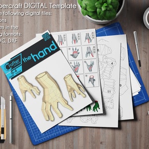 Papercraft Halloween Zombie Hand, Low Poly Hand Penholder, Halloween ...