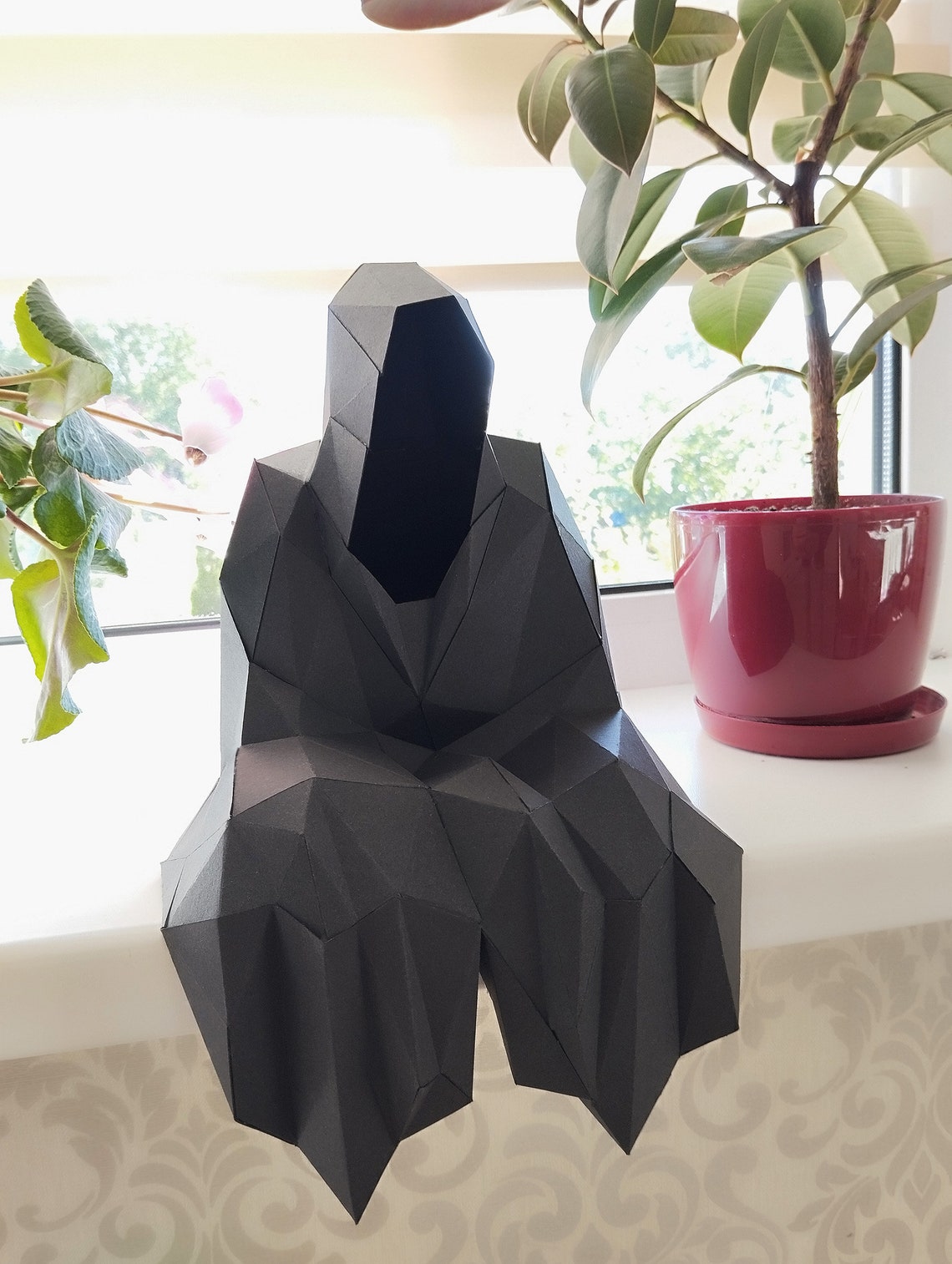 3D Papercraft Ghost PDF Template, Papercraft Halloween Decoration, SVG ...