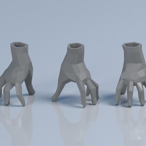 Papercraft Halloween Zombie Hand, Low Poly Hand Penholder, Halloween ...