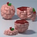 Papercraft 3d Brain Box Template, Paper Box, Halloween Brain Paper ...
