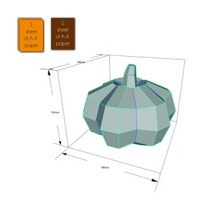 Papercraft Halloween Vampire and Bat, Low Poly Vampire and Bat Template ...