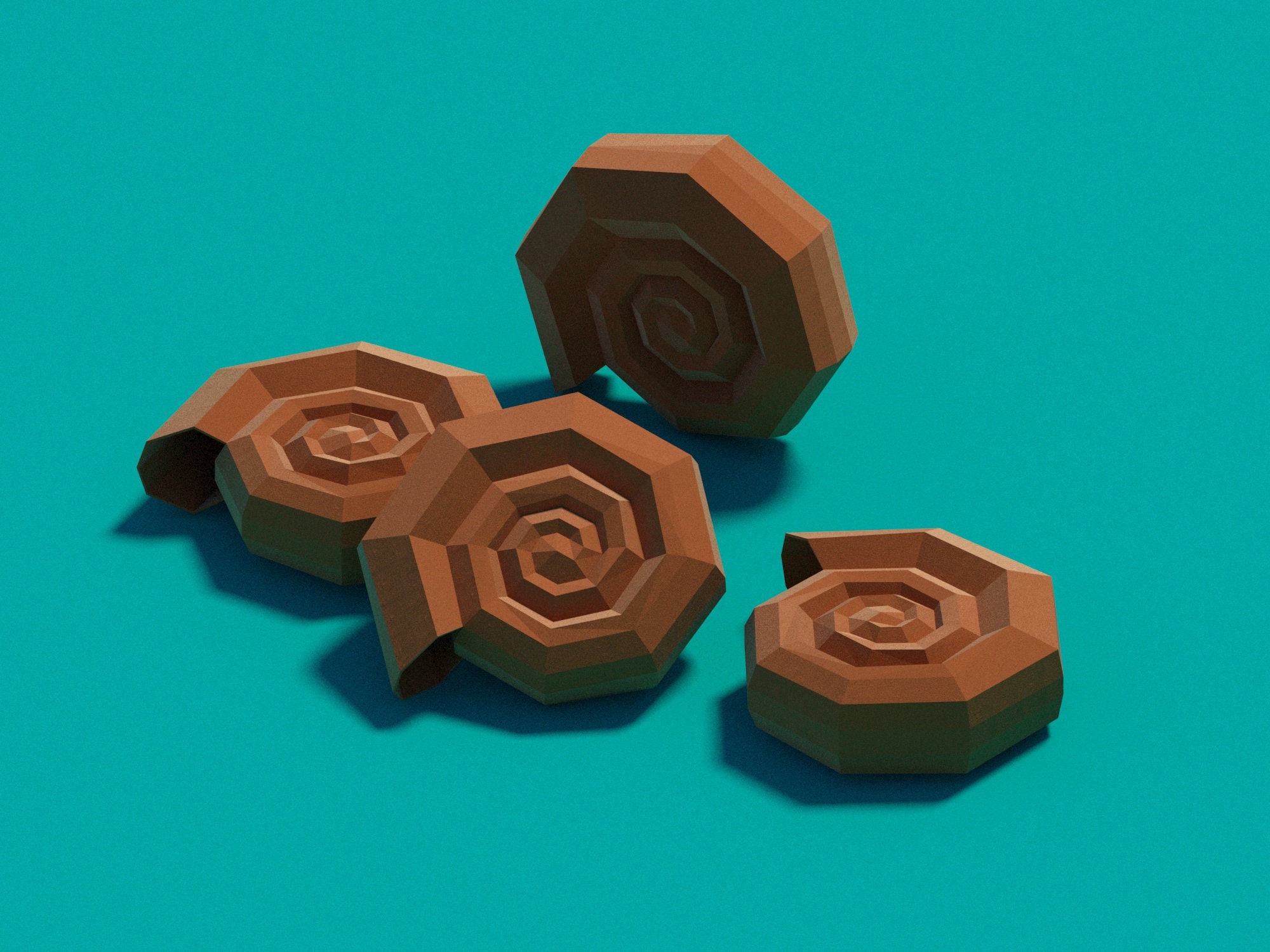 Papercraft PDF Template for Sea Shell, Origami, Paper, Sculpture ...