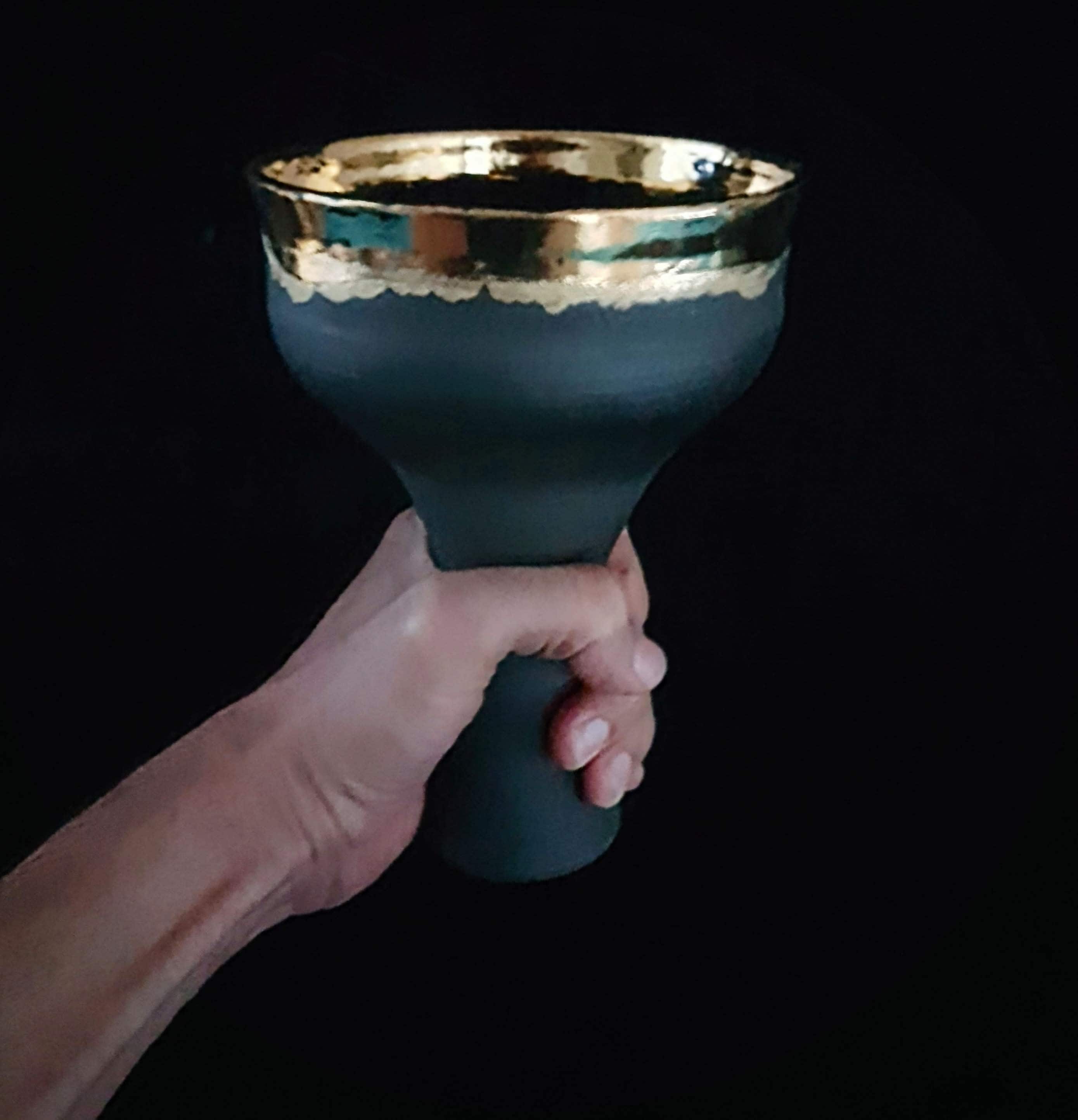 Handmade Smudge Bowl Rustic Copal Burner Gold Ceremonial - Etsy