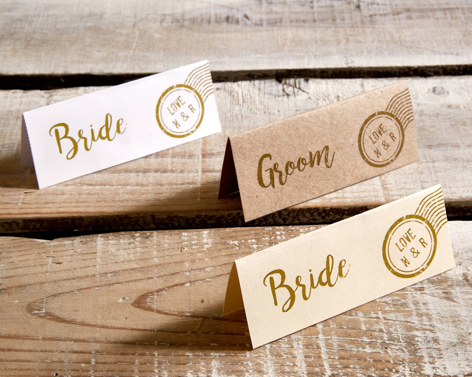 Personalised Table Place Names // Map, Passport Stamps and Bespoke ...