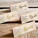 Personalised Table Place Names // Map, Passport Stamps and Bespoke ...