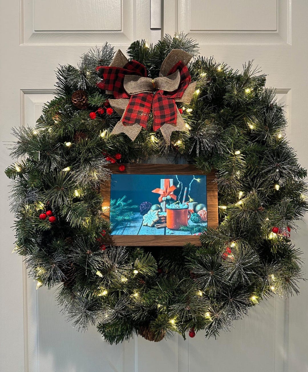Iwreath - Interactive Holiday Digital Photo Frame Wreaths - Etsy
