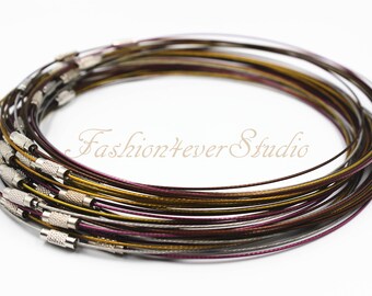 Memory wire necklace | Etsy