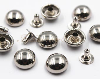 Round metal studs | Etsy