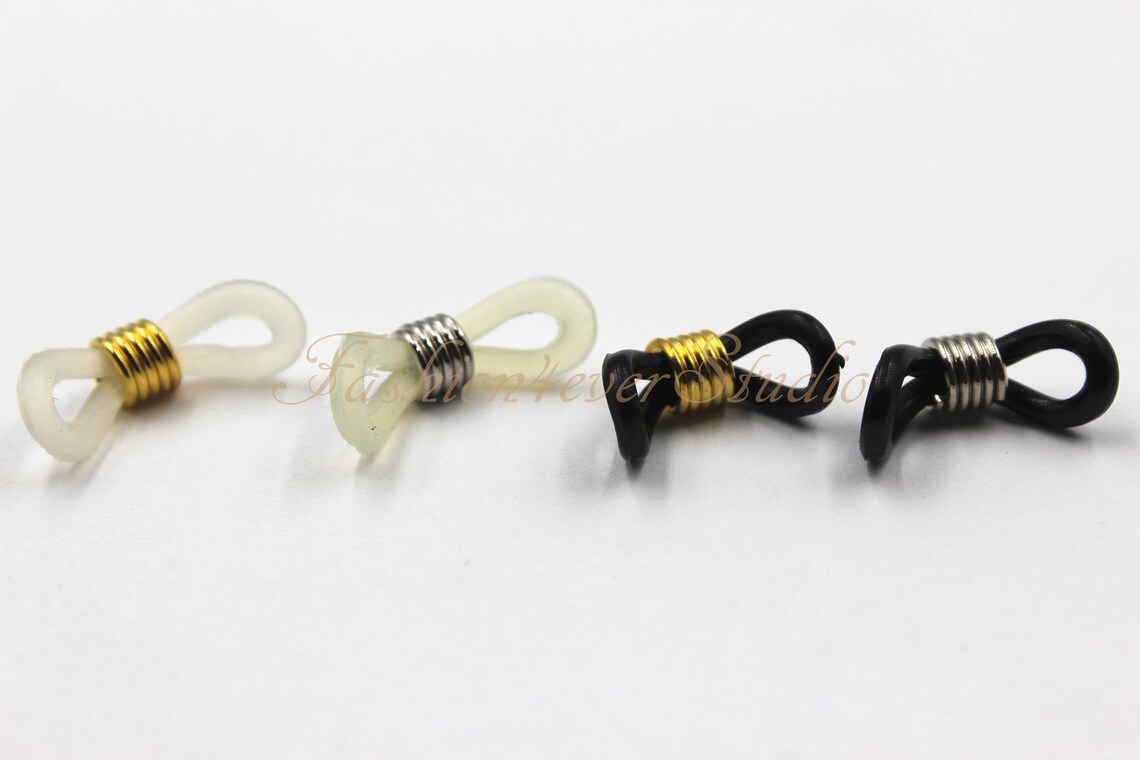 10pcs(5 Pairs) Rubber Eye Glasses Holder, Connectors for Eye Glasses ...