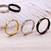 Engineering Iron Ring 18K Solid White Gold for Engineer New Graduates ...