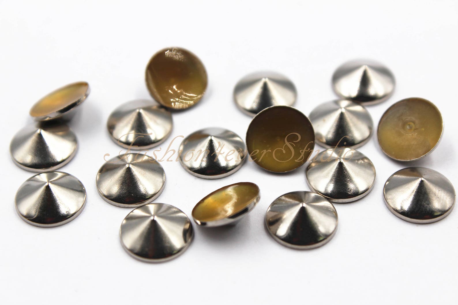 100/200pcs Iron on Silver Studs 5mm/7mm/9mm Metal Studs - Etsy UK