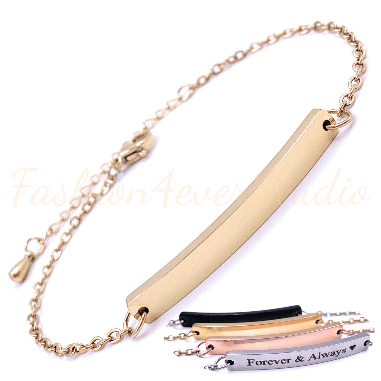 Customized Steel Chain Bracelet, Stainless Steel Chain Bracelet, 5mm ...