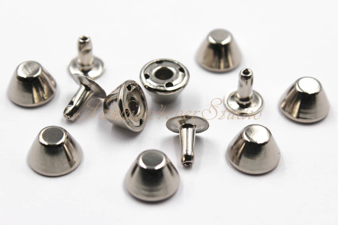 30pcs Silver Bullet Studs Spikes, 4x7mm/5x9mm Metal Studs, Rivets Studs ...