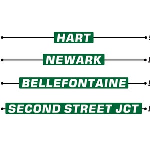 Penn Central Control Point Sign 3/4 Scale. Hardwood Sign Customizable ...