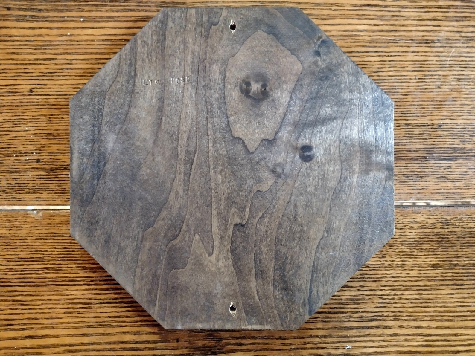 Vintage Wooden Yellow Stop Sign Replica. Customizable Wording | Etsy