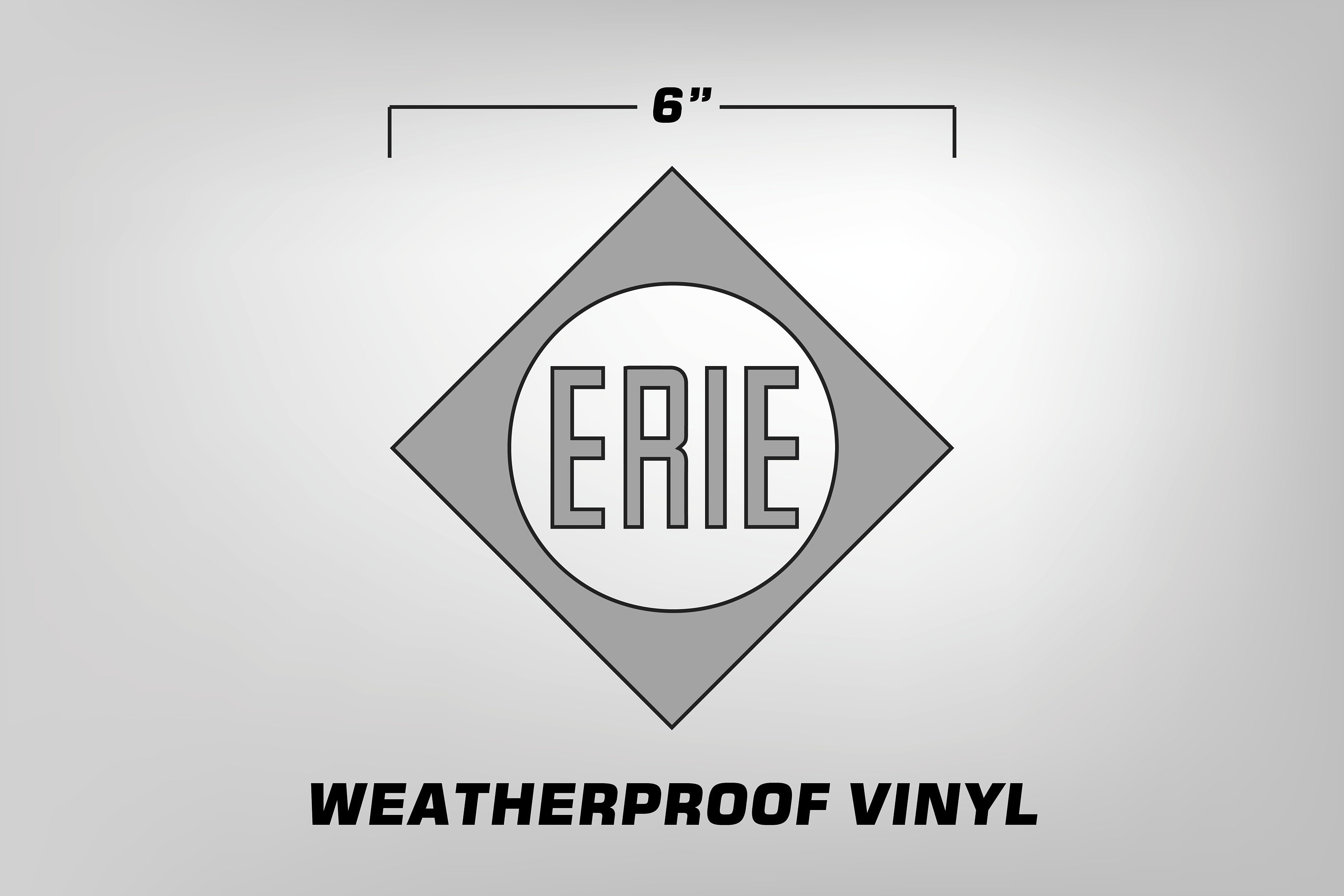 Bumper Stickers Stickers, Labels & Tags Erie Railroad Vinyl Decal 6 ...