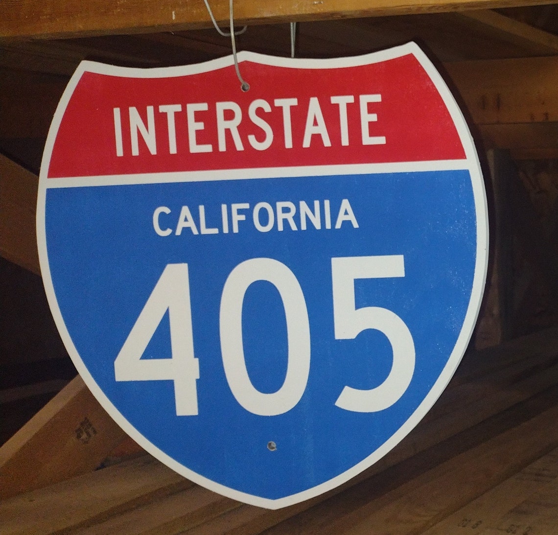 Vintage Wooden Interstate Highway Sign Replica. 1957 Edition - Etsy