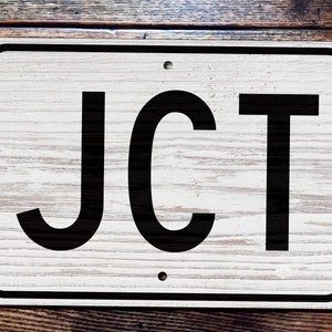 Vintage Wooden JUNCTION Sign Replica for US Route Signs & Interstate ...