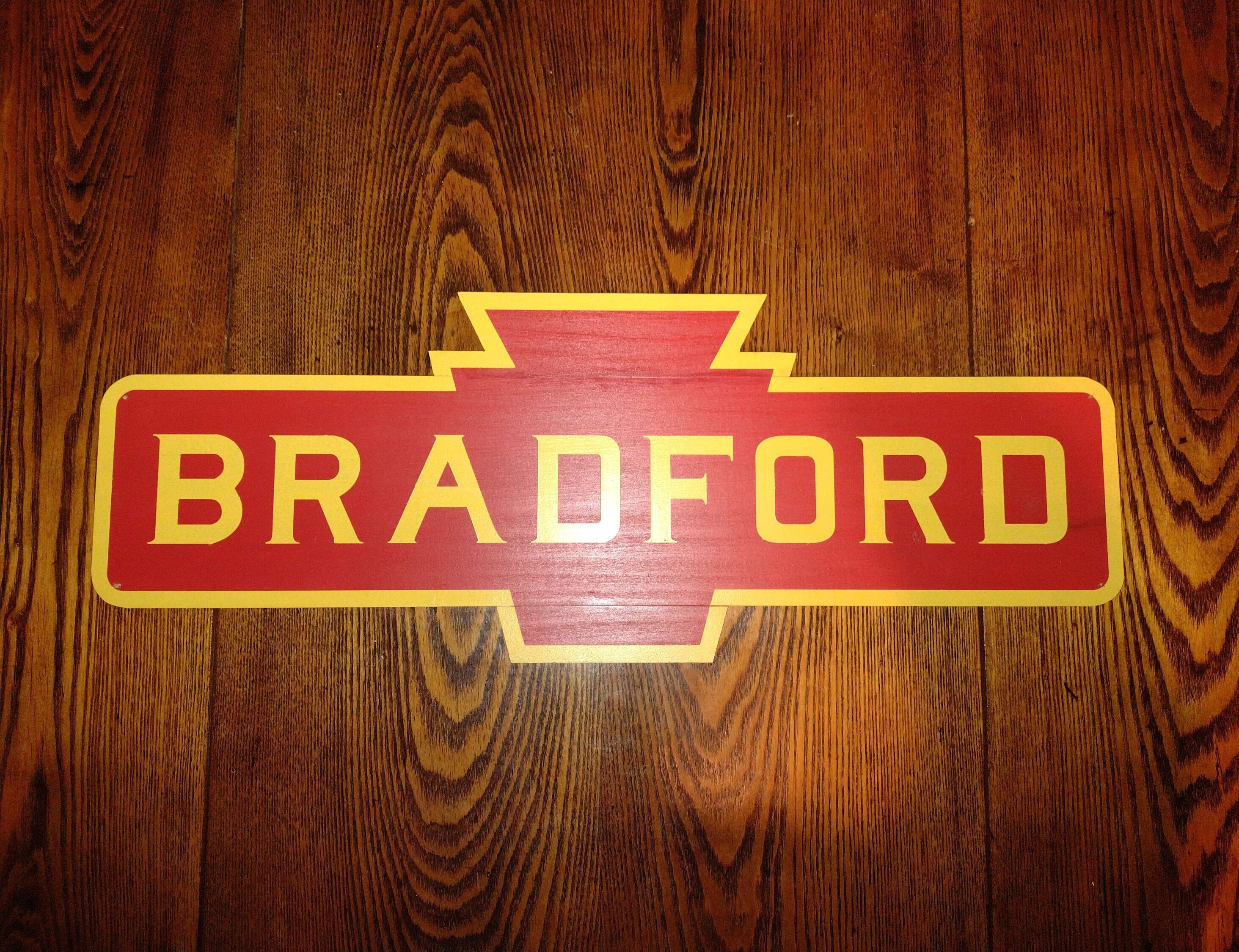 Pennsylvania Railroad Wood Keystone Station Sign 1/2 Scale. - Etsy