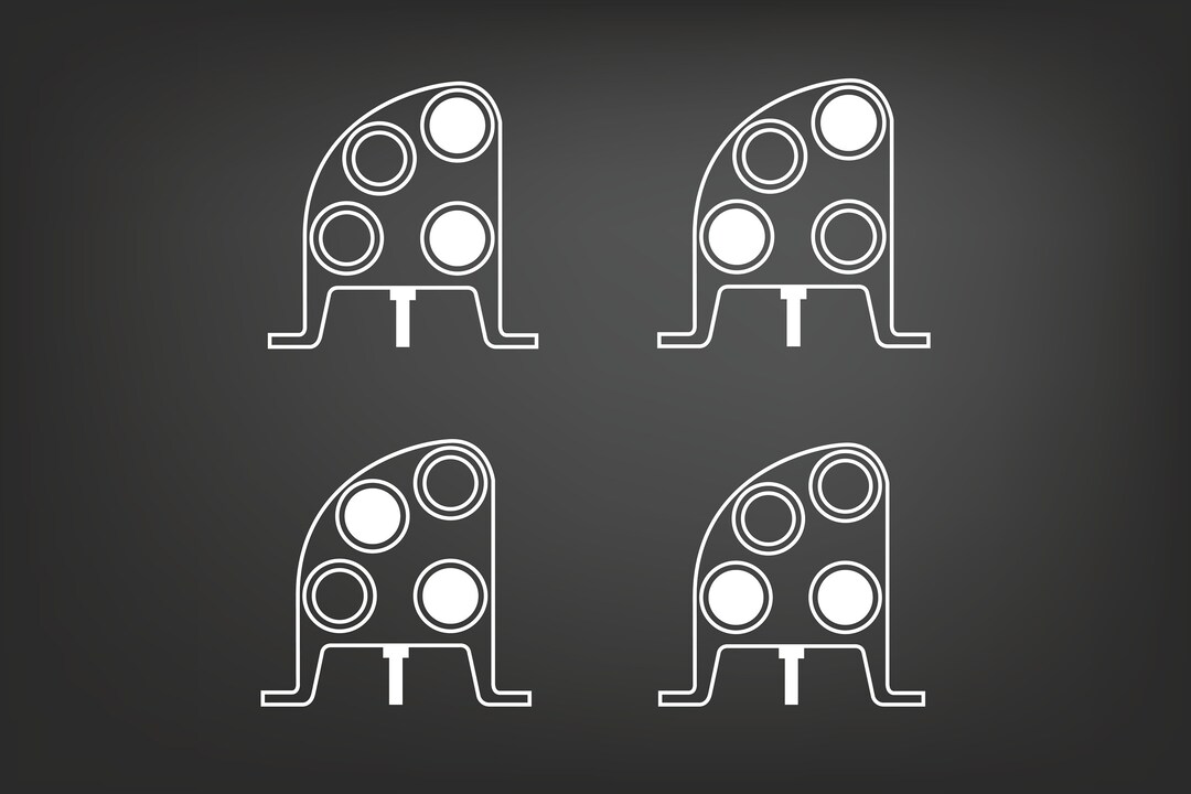 Pennsylvania Railroad Dwarf Signal Vinyl Decal 6 Inches - Etsy