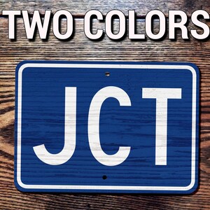 Vintage Wooden JUNCTION Sign Replica for US Route Signs & Interstate ...