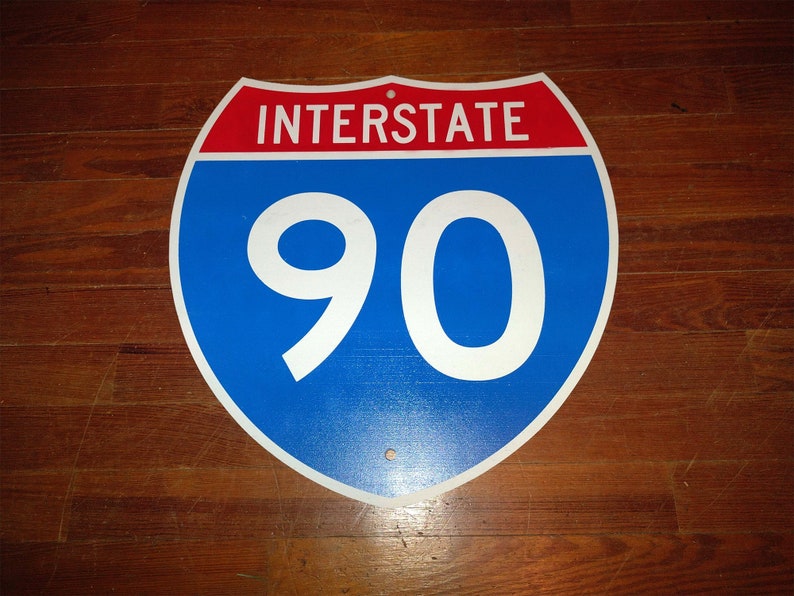 Wooden Interstate Highway Sign Replica. 1978 Edition - Etsy
