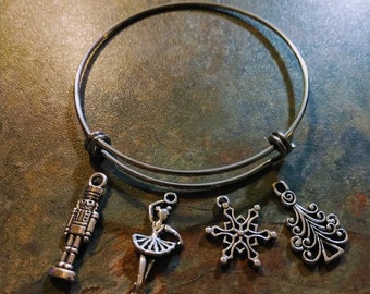 Nutcracker Charm Bracelet, Nutcracker Ballet Charm Bracelet, Nutcracker ...