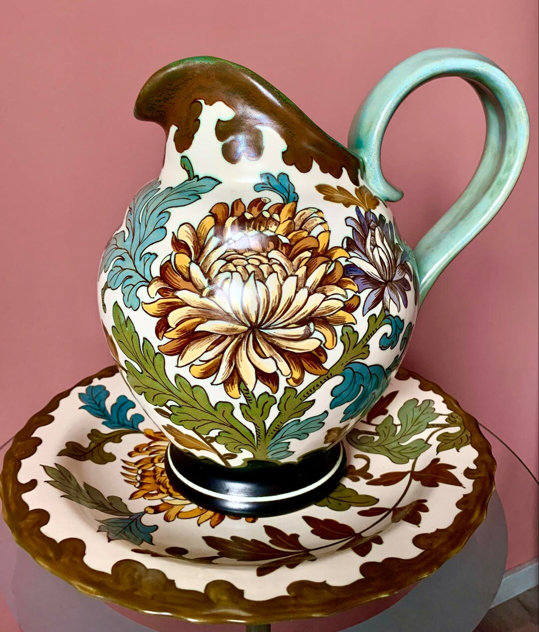 Gouda Plateel Royal Gouda - Royal Made in Holland Jug and Plate - Etsy