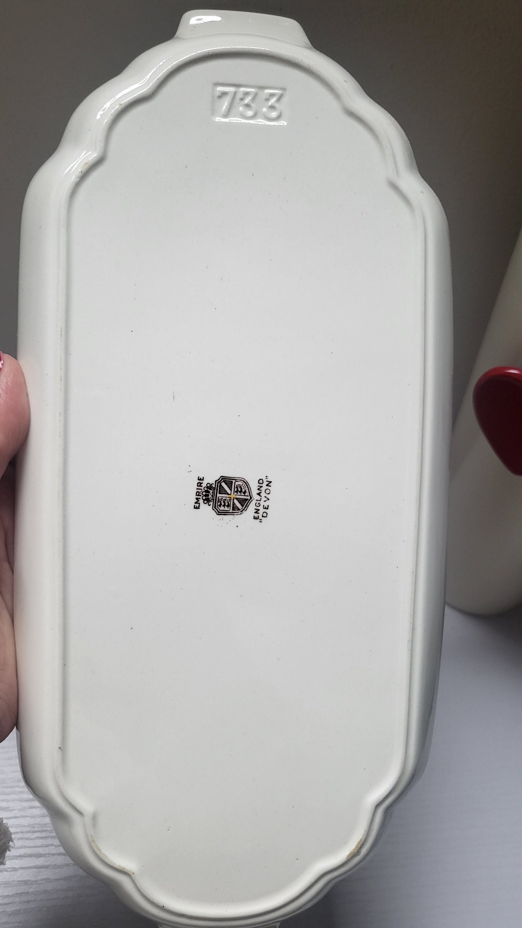 Vintage Old Devon Plate English Cottage Porcelain - Etsy