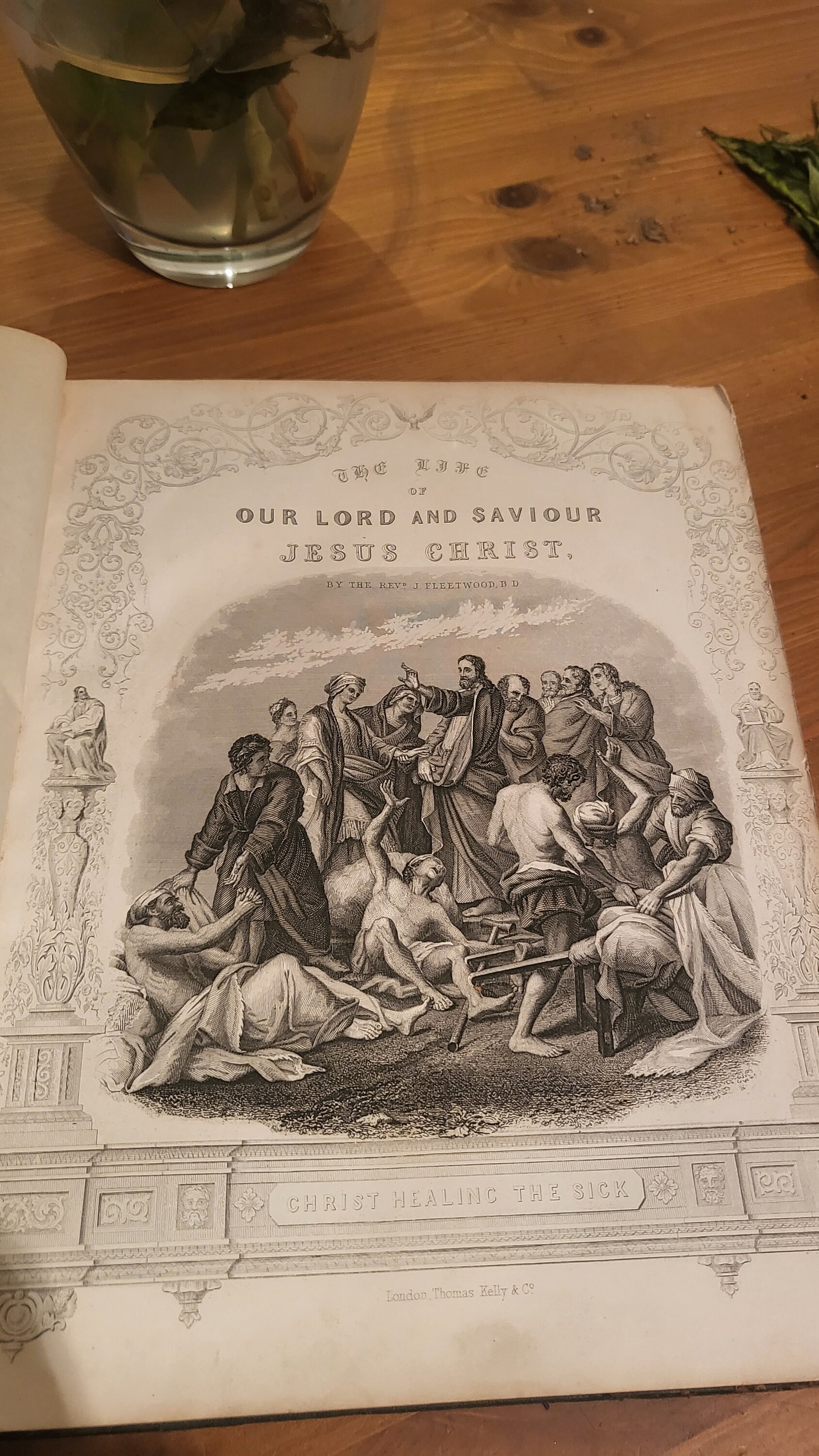 Antique Old Book Life of Jesus Christ - Etsy