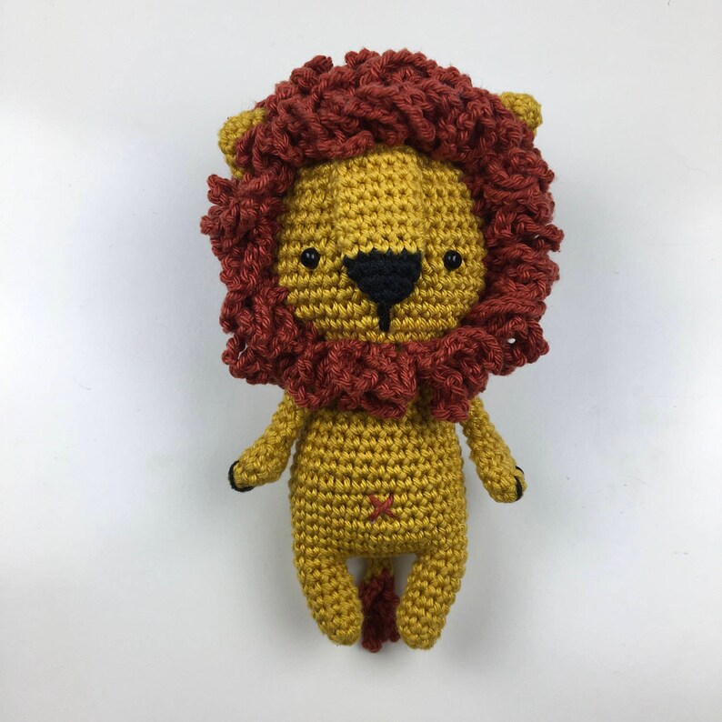 Crochet Pattern PDF englishdeutsch Lion - Etsy