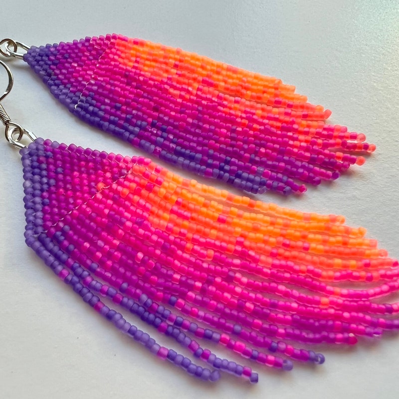 Neon Earrings - Etsy