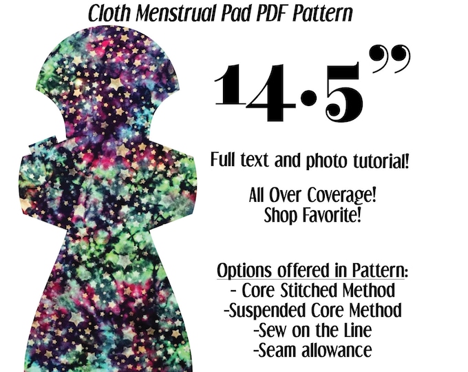 Monstress Front Bleeder Bundle 3 Sizes Cloth Pad Pattern - Etsy