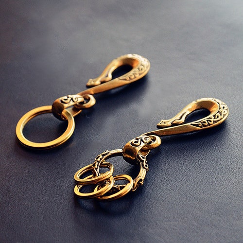 Collections Handmade Vintage U-shape Fob Solid Brass Wallet | Etsy