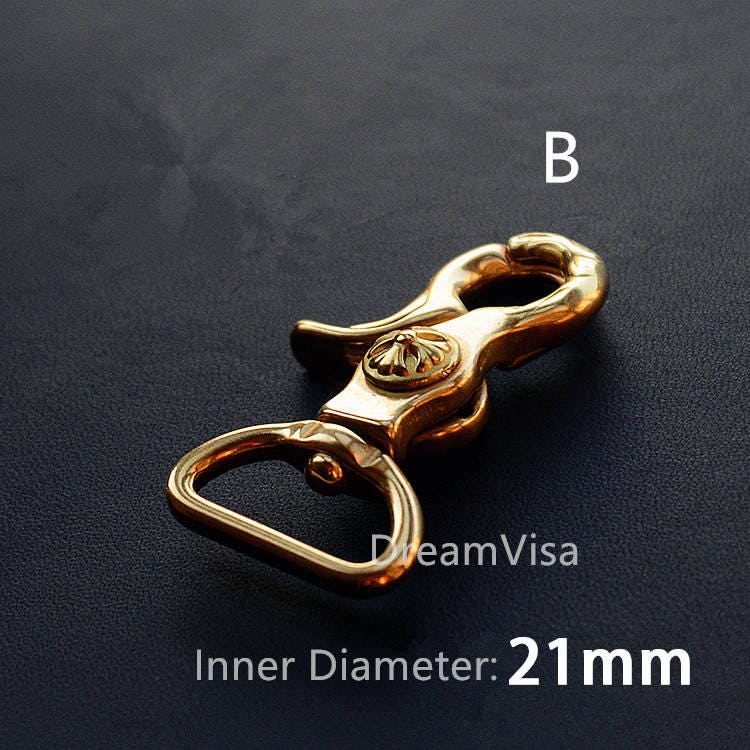 Handmade Brass Push Gate Swivel Hook/ Trigger Snaps/ Lobster | Etsy