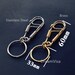 Handmade Stainless Steel/brass Key Chain Clap Loop Belt / Brass Hook ...