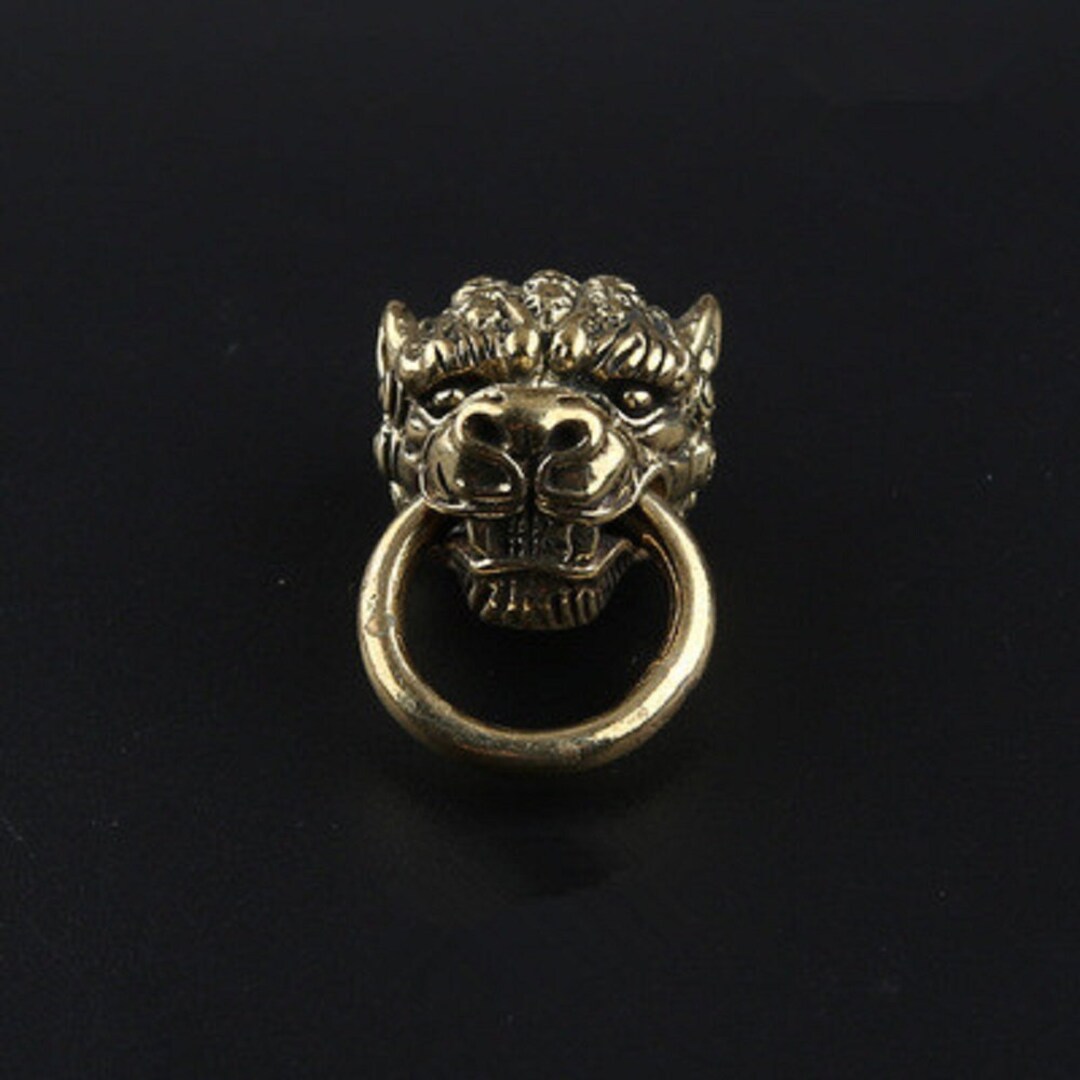 Flaming Animal Wallet Chain Connector Concho Solid Brass Punk With ...