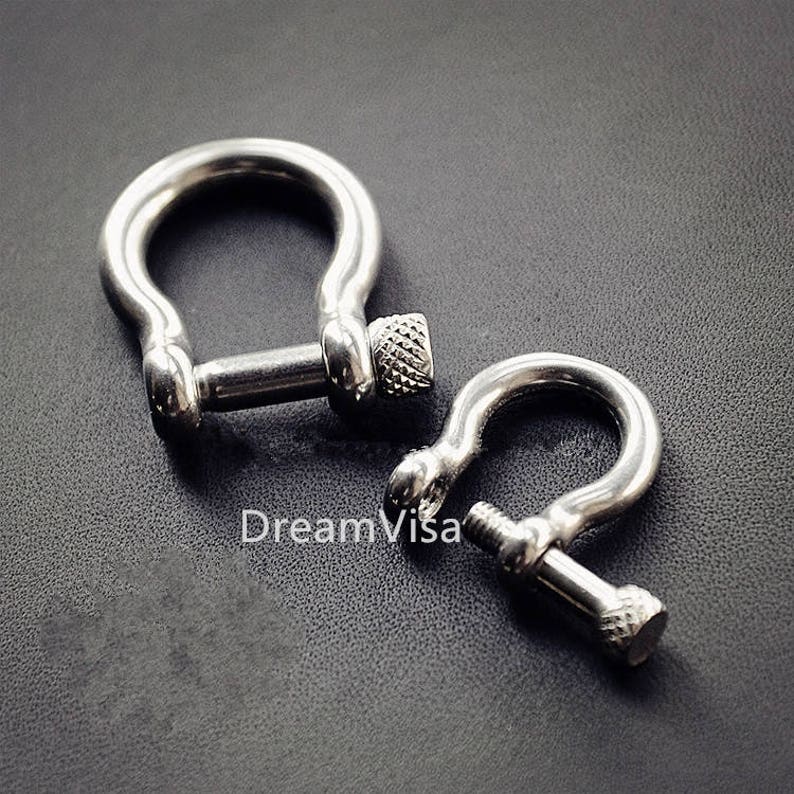 Stainless Steel D-rings With Screw for Bag Findings in Crafts - Etsy