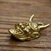 Handmade Fine Brass 般若 Evil Oni Noh Hannya BUDDHIST Mask Handwork HANNY ...