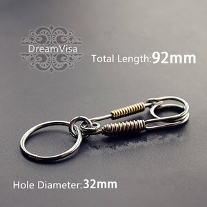 Handmade Key Chain Clap Loop Belt / Brass Hook / Brass Clap / Loop Belt ...