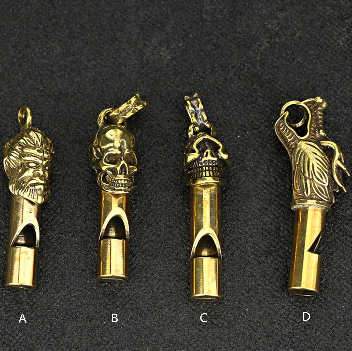 50% off Sales Handmade Brass Whistle One Eye Skull/dragon/monkey Key ...