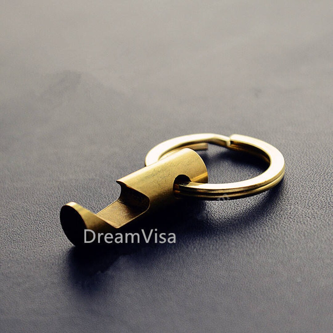 Brass Bottle Opener Key Chain Wallet Connector CNC- EDC Tool - Etsy