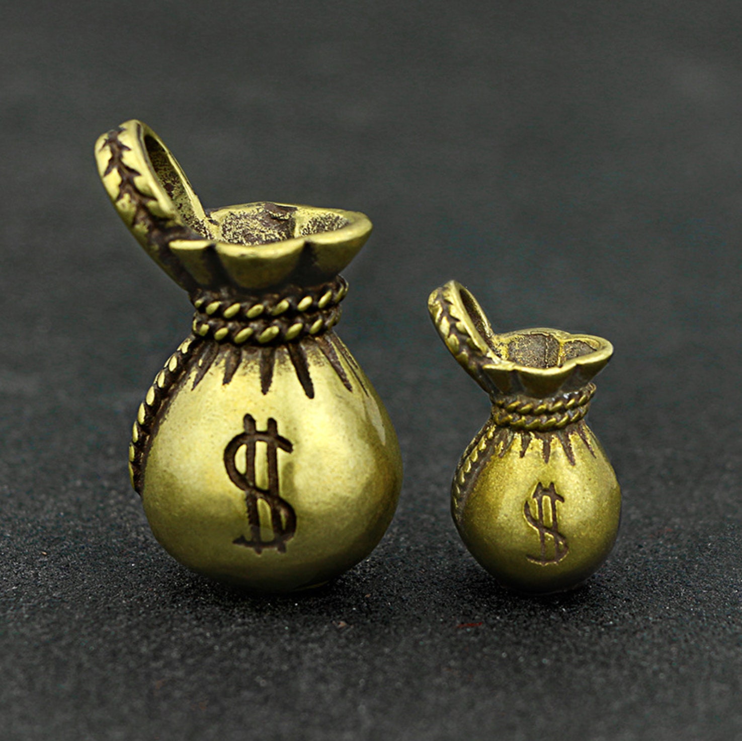 Handmade Fine Brass Money Bag Creative Handwork Lucky Charm - Etsy