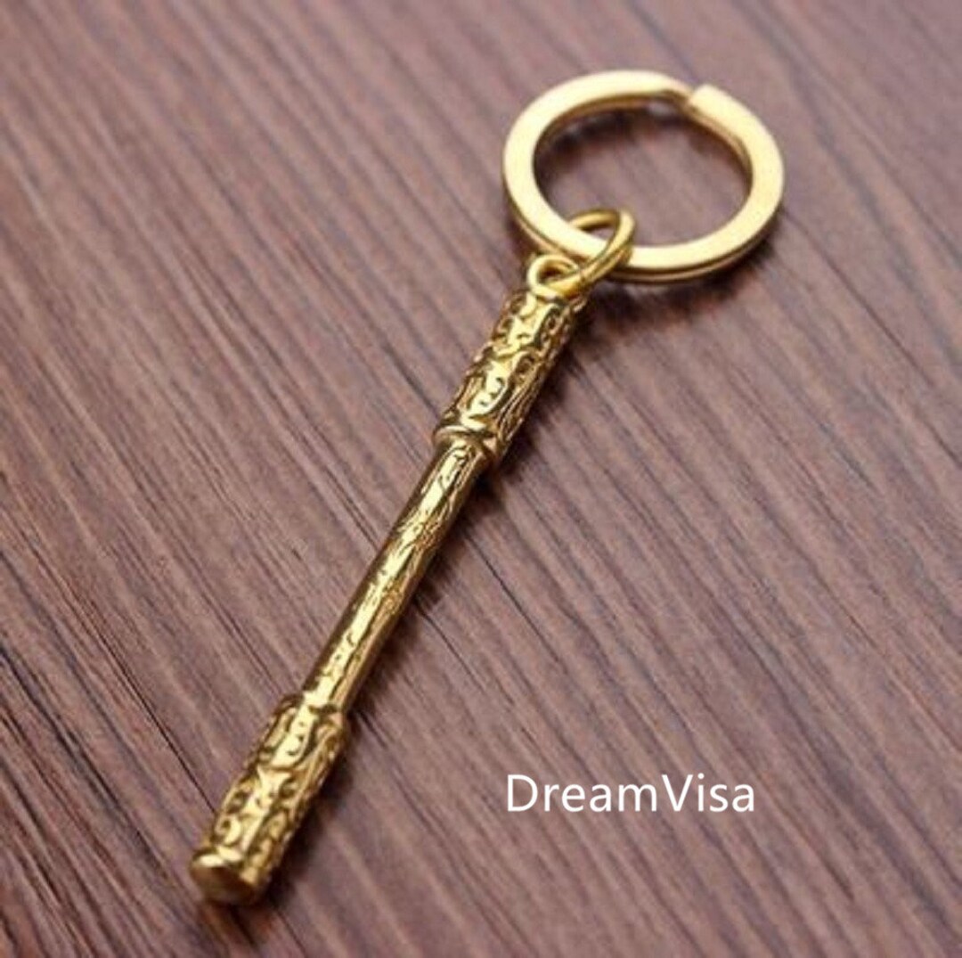 Handmade Magic Cudgel Pendant Key Ring Material Knife Lanyard Bike Key ...
